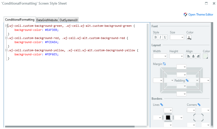 In the grid below, you can check this example implemented. If you change a value of the Stock ...